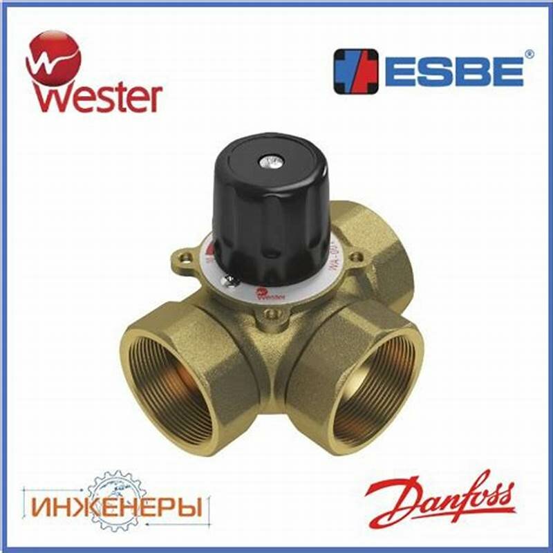 Трёхходовой поворотный смесительный клапан ESBE VRG132, DN 40, Kvs 25, PN 10, HP 2
