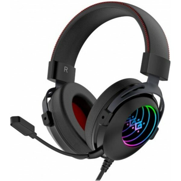 Гарнитура Defender Echo черный, RGB, провод 2 м