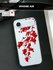 Силиконовый чехол на Apple iPhone Air / Айфон Айр с принтом Красная веточка саку...