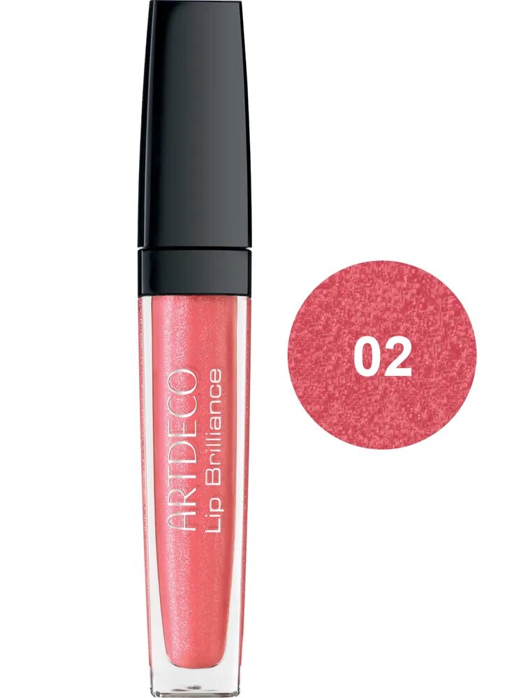 ARTDECO Блеск для губ Тон 02 Светло-клубничный устойчивый Lip Brilliance 5 мл