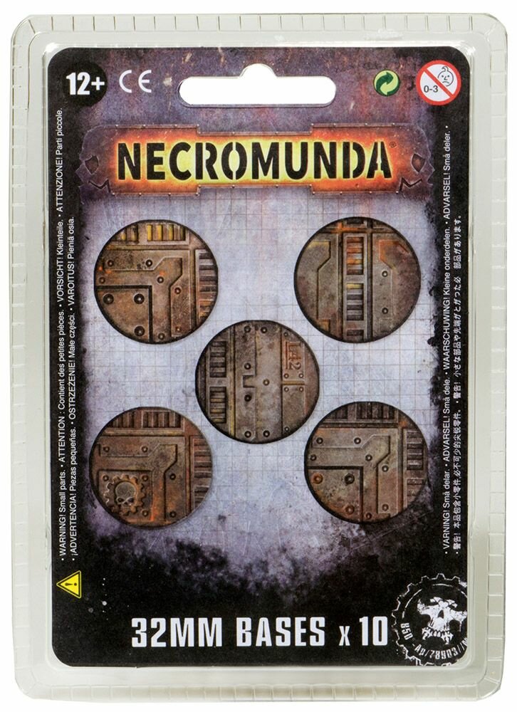Аксессуар для моделизма Games Workshop Necromunda 32mm Bases