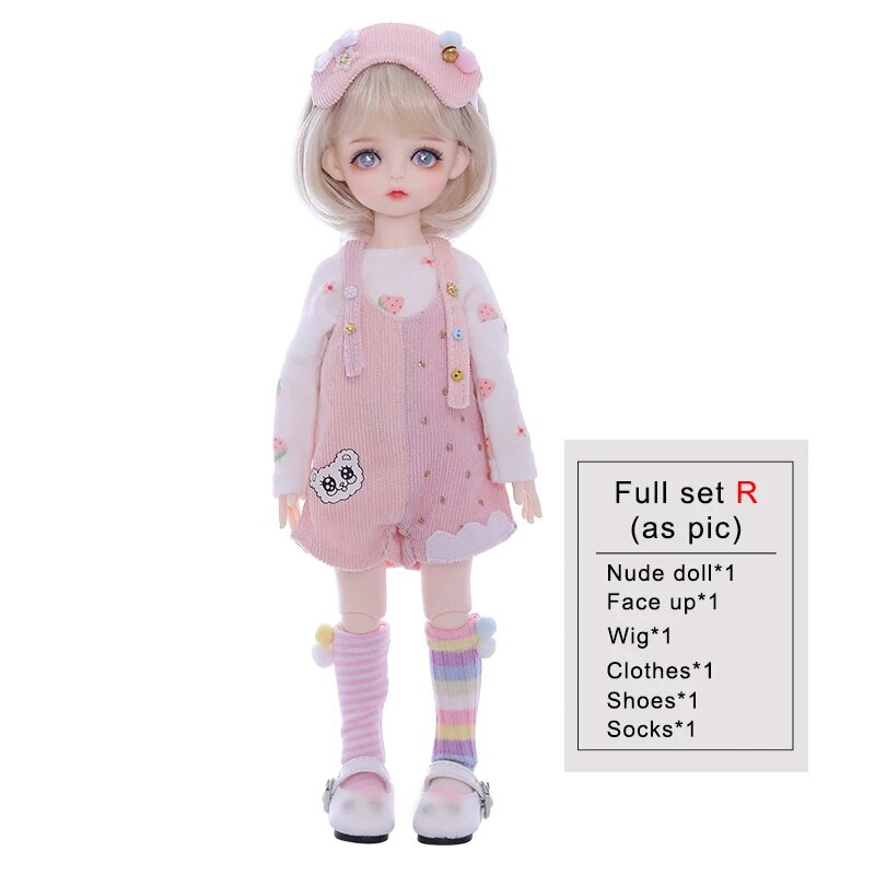 Кукла BJD 1/6 Ayane Fullset R, розовый