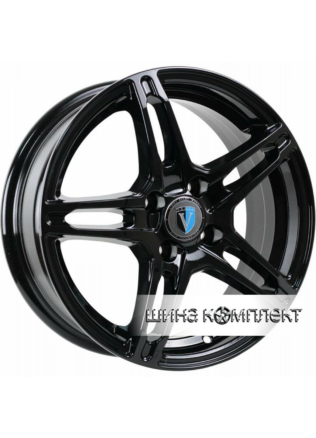 Колесный диск Venti 1818 7,5x18 5x114,3 ET38 67,1 BL литой для автомобиля