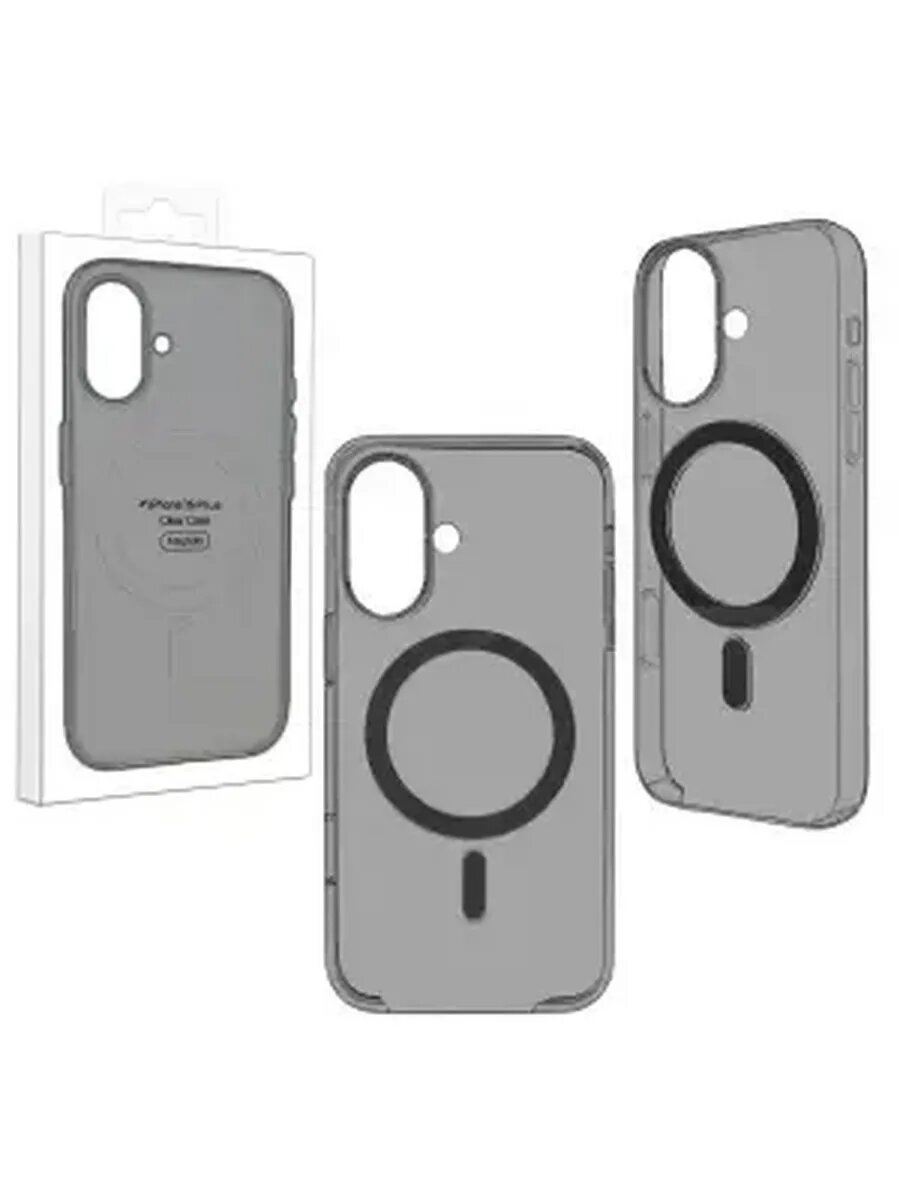 Стильный прозрачный чехол с магнитом и NFC