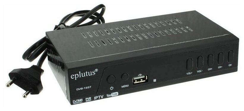 ТВ-ресивер цифровой, ТВ-тюнер Eplutus DVB-165T