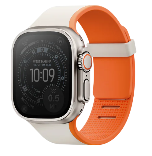 Ремешок Uniq для Apple Watch 44/45/46/49mm Revix IV Reversible Magnetic Clay / Volt Orange