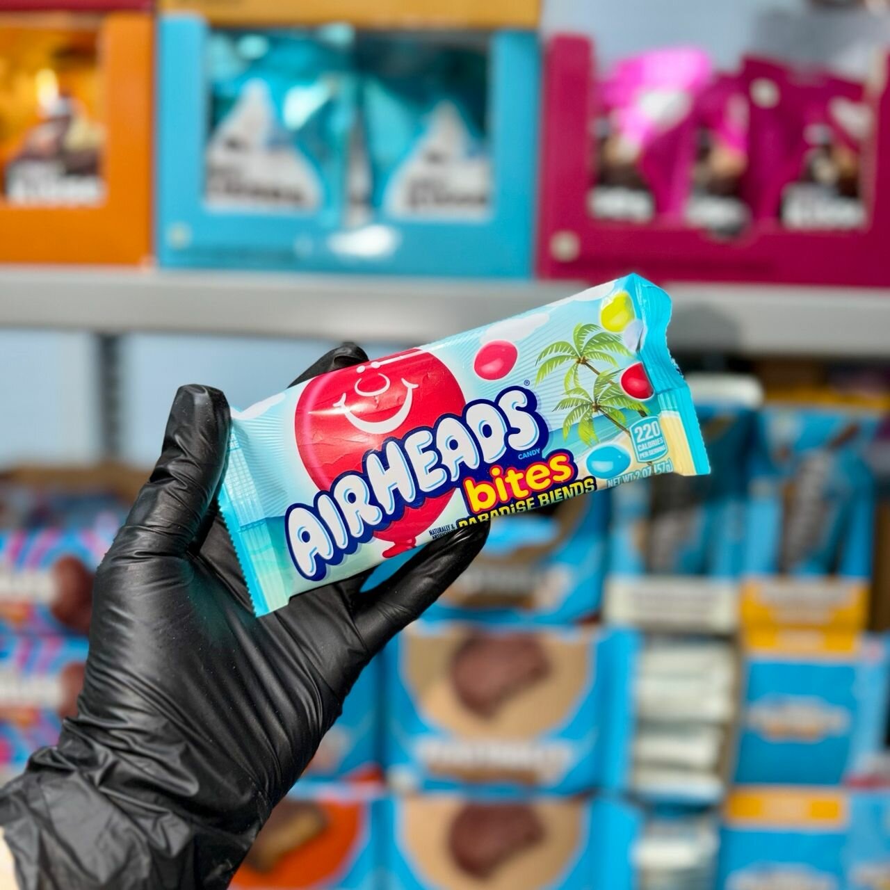 Жевательные конфеты AirHeads Bites Paradise Blends/Эирхердс Байтс 57 гр.