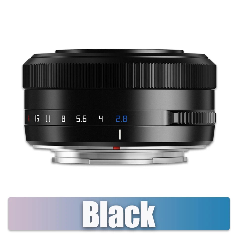 TTArtisan AF 27 мм F2.8 APS-C объектив для беззеркальных камер Фудзи ХФ, Black