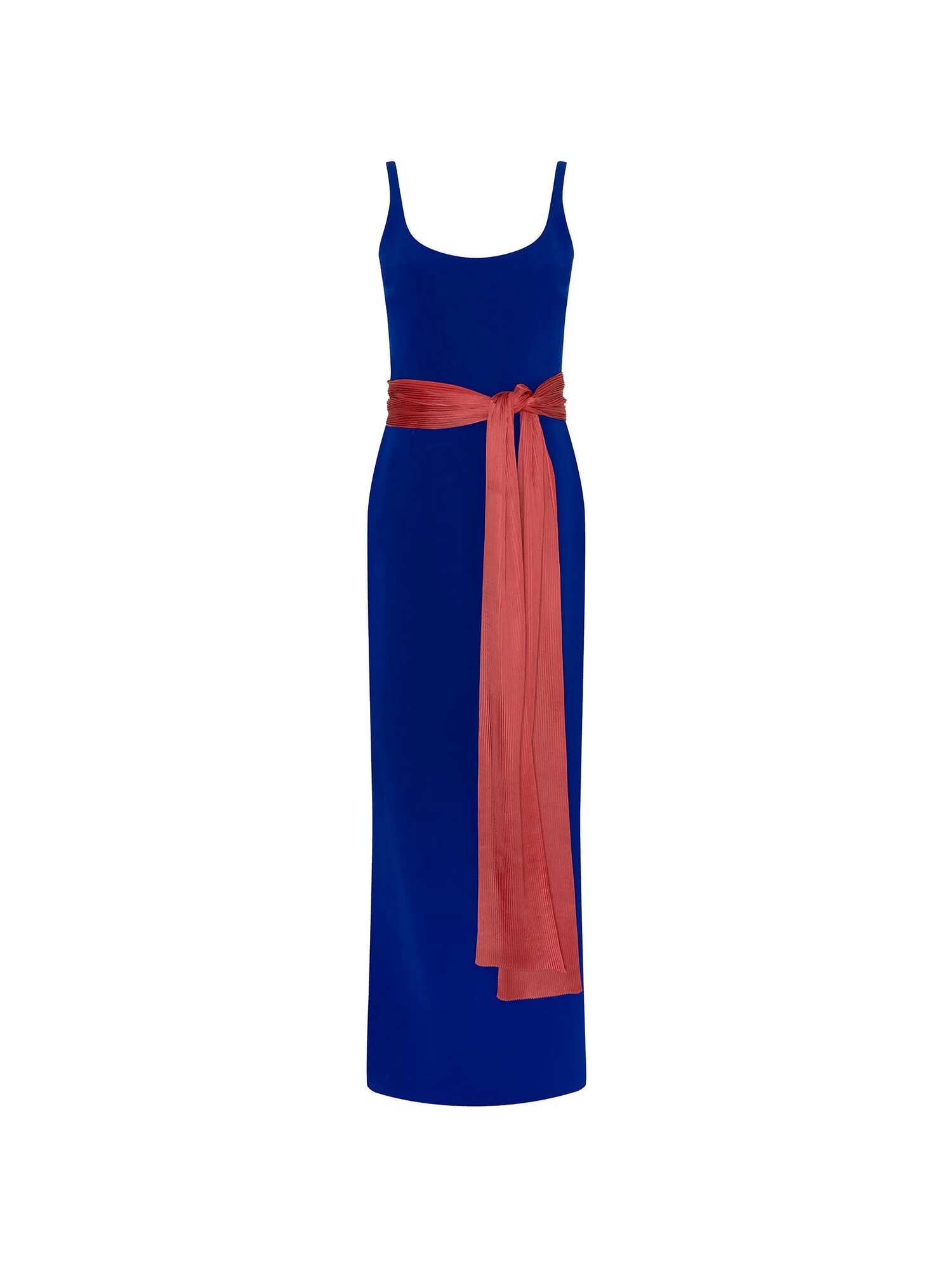 Платье Aven maxi pleated-belt dress
