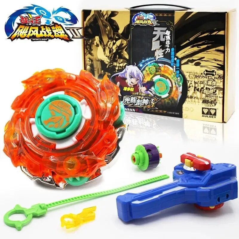 Славный Меч Бога Beyblade Infinite Mado III Оранжевый ABS пластик Волчок для мальчиков от 9 лет