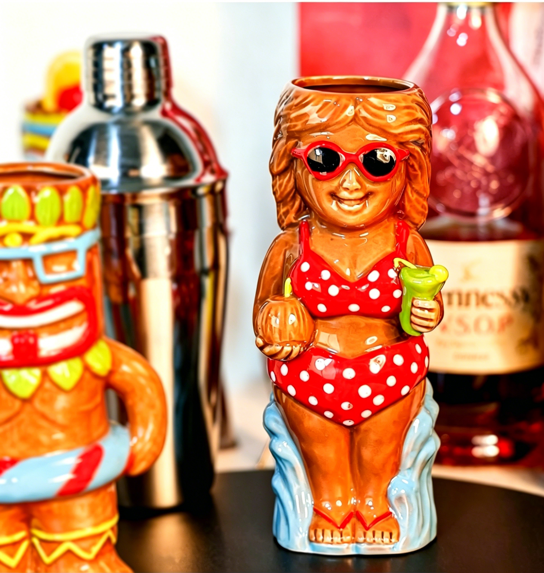 Оригинальный стакан Tiki из керамики, для коктейлей, смузи и напитков