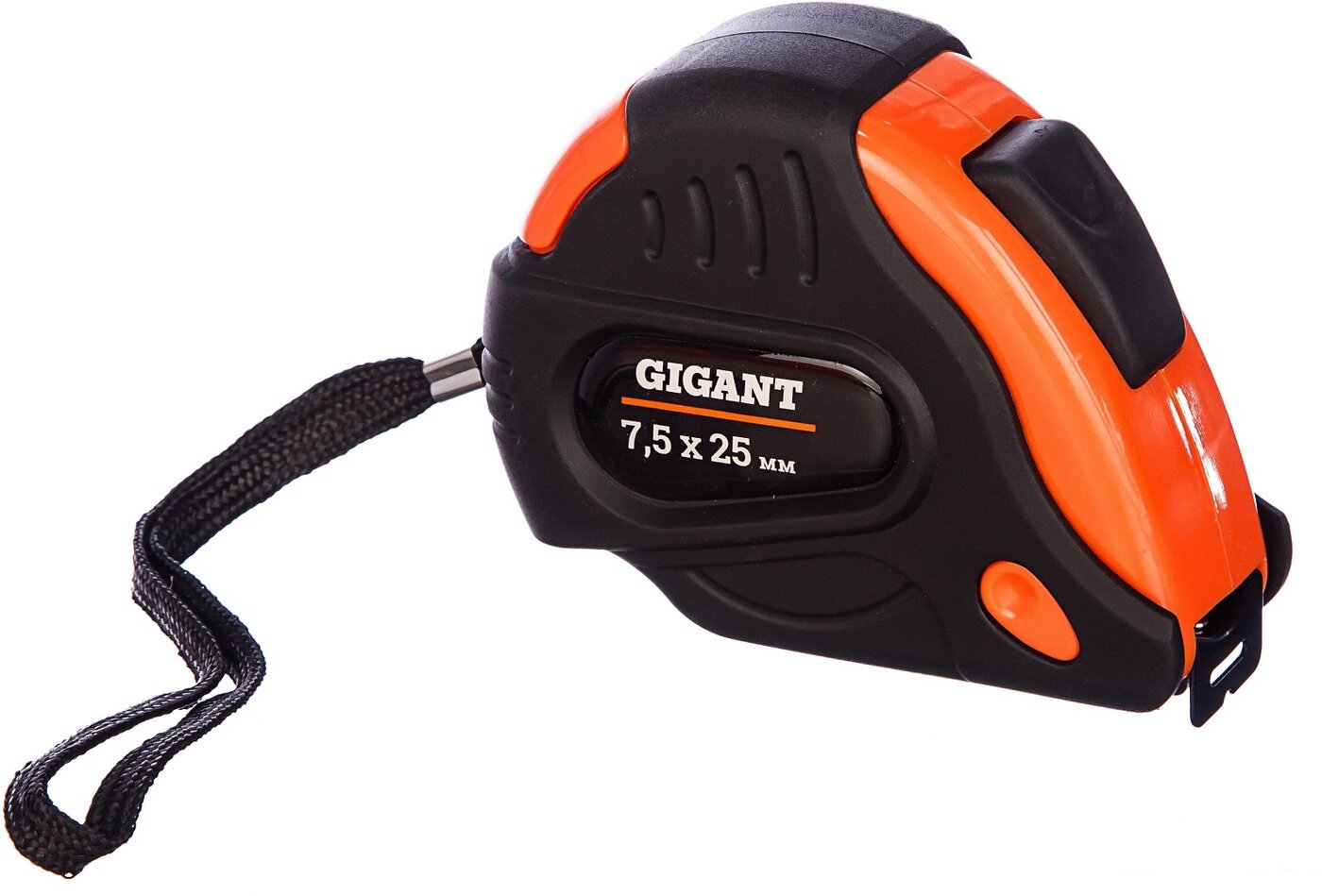 Рулетка строительная 7,5 м Gigant GW7525 измерительная с магнитным крюком
