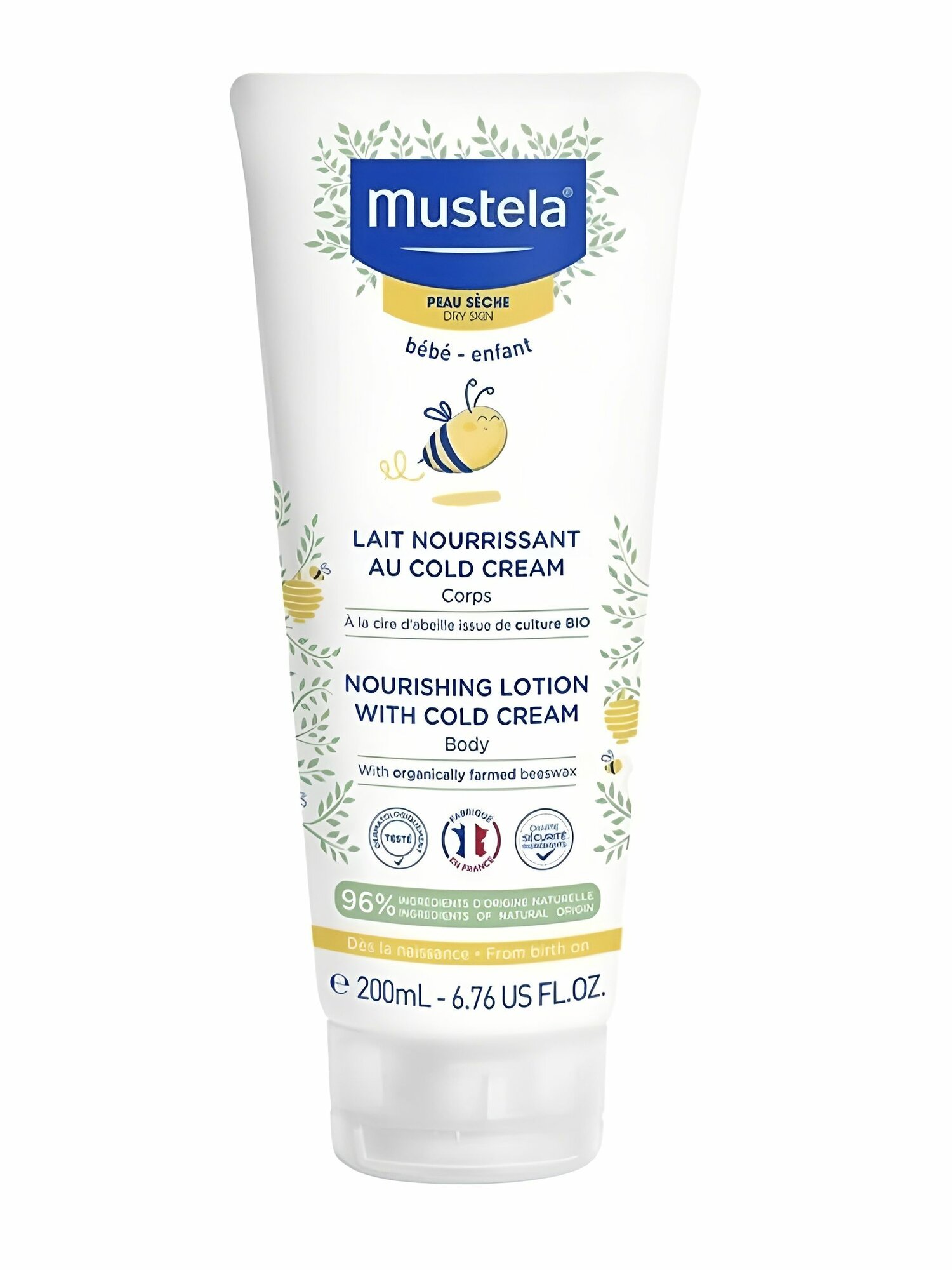 Mustela Nourishing Lotion Cold Cream 200 мл Питательный лосьон для сухой и чувствительной кожи младенцев и детей