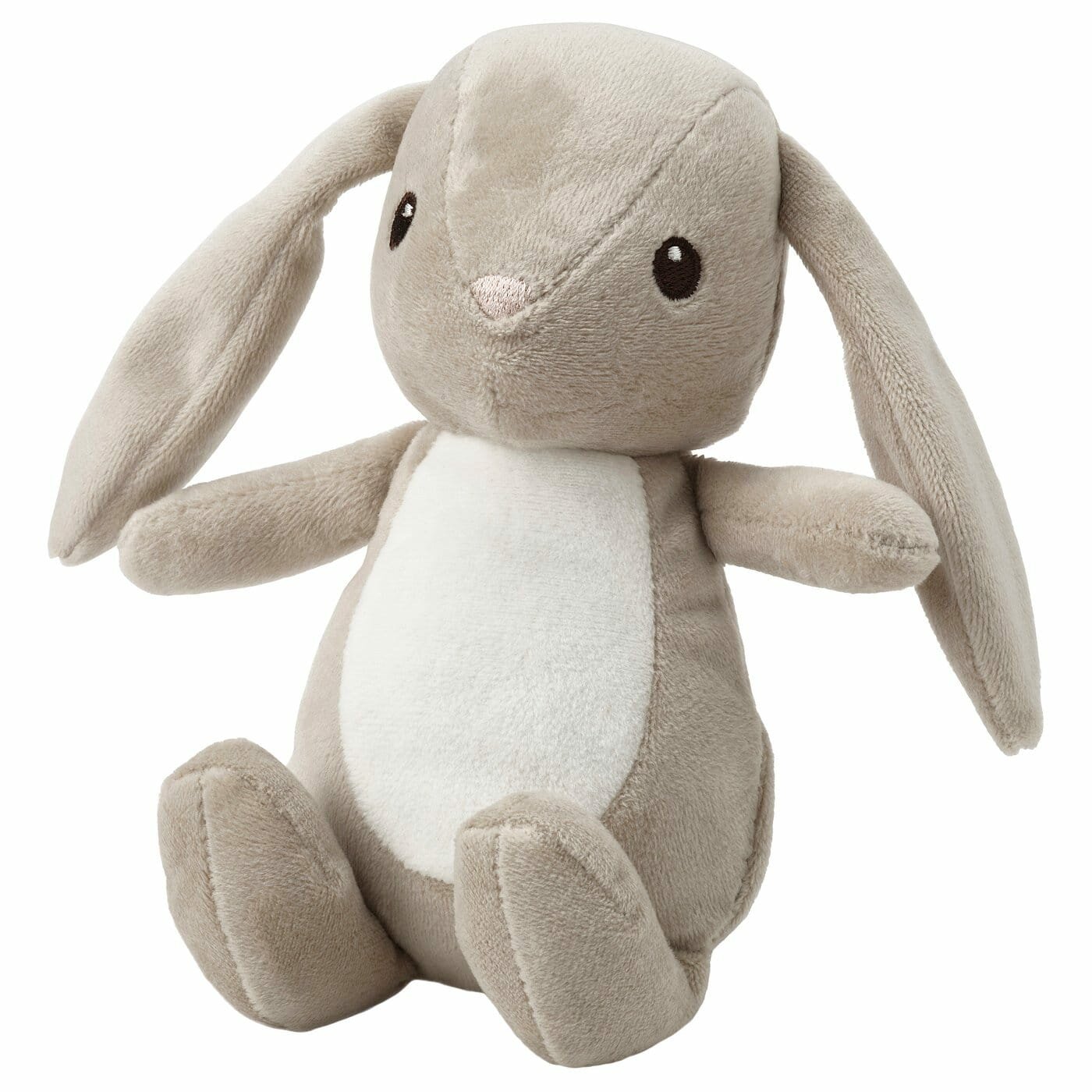 Мягкая игрушка заяц IKEA DV RGHARE, бежевый, 21 см 205.970.65