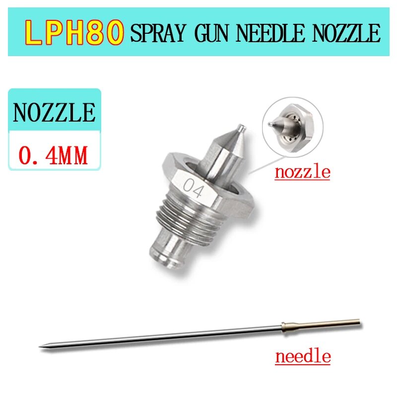 Насадка и игла для распылителя LPH80 0.4mm
