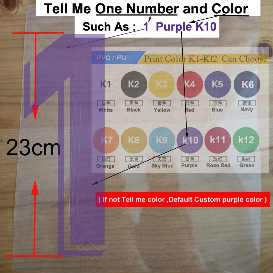Нашивка номер для одежды 23 см Other Color Number
