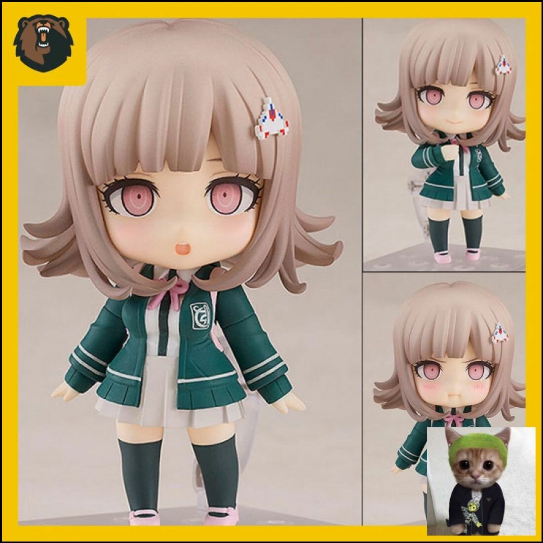Фигурка Нендороид Тиаки Нанами из Danganronpa 1.2 Reload, коллекционная игрушка для фанатов аниме и игр, рост 17.5 см