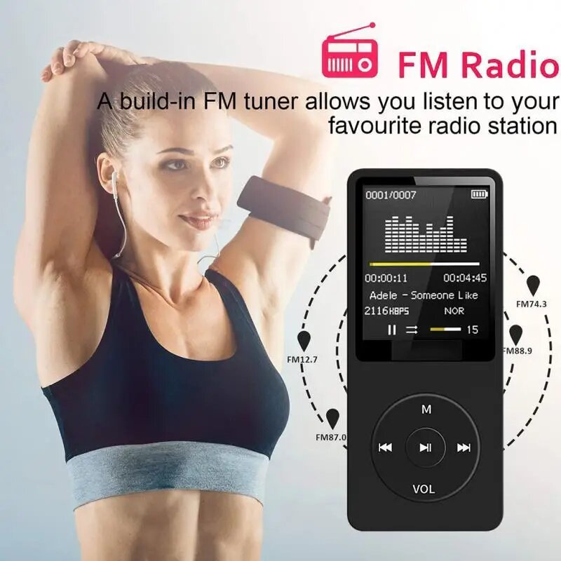 MP3-плеер NVPONE Bluetooth, белый — фото 1