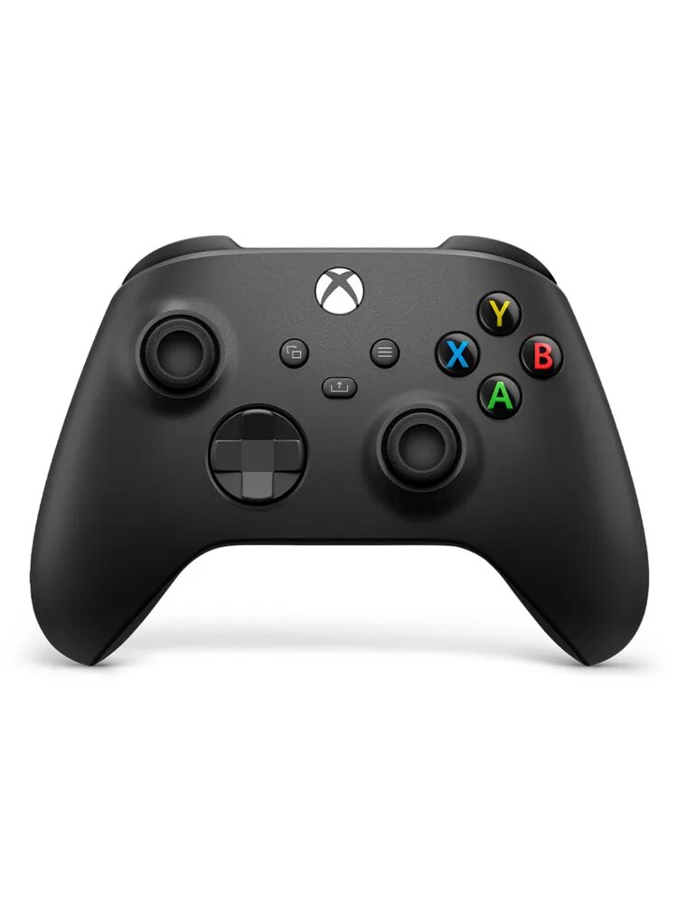 Microsoft Геймпад Xbox Wireless Controller - Carbon Black, Bluetooth, Проводной, черный — фото 1