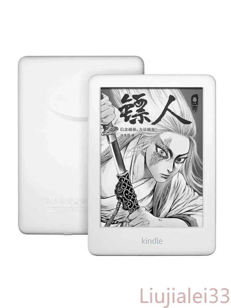 6" Электронная книга Электронная книга Kindle 10-го поколения, молодежное издание 2019 года, 6 дюймов, с подсветкой，Русский, белый