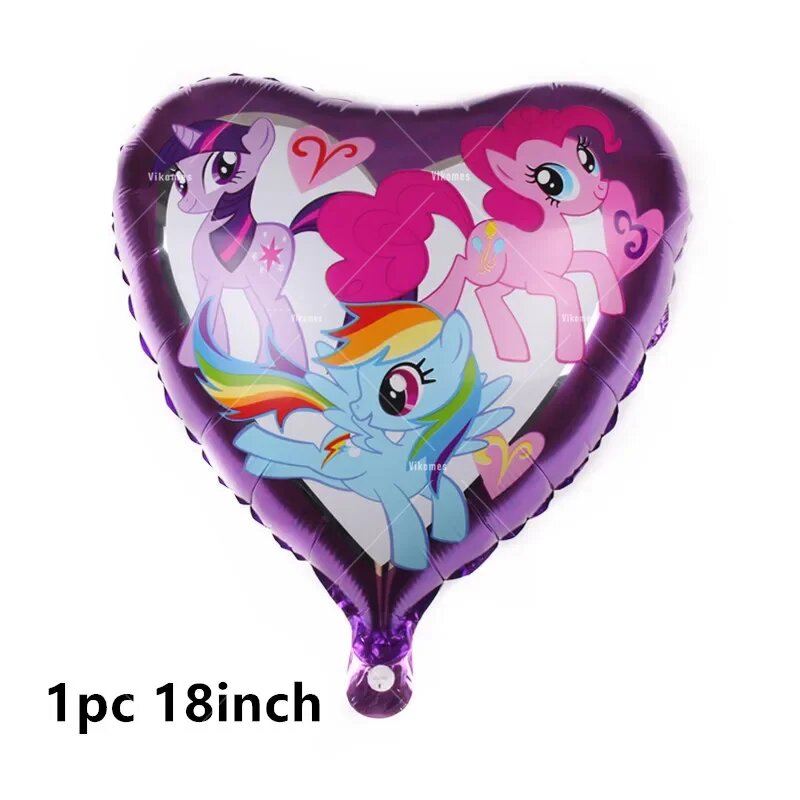 Фольгированные шары My Little Pony для праздника 1pc Foil Balloon