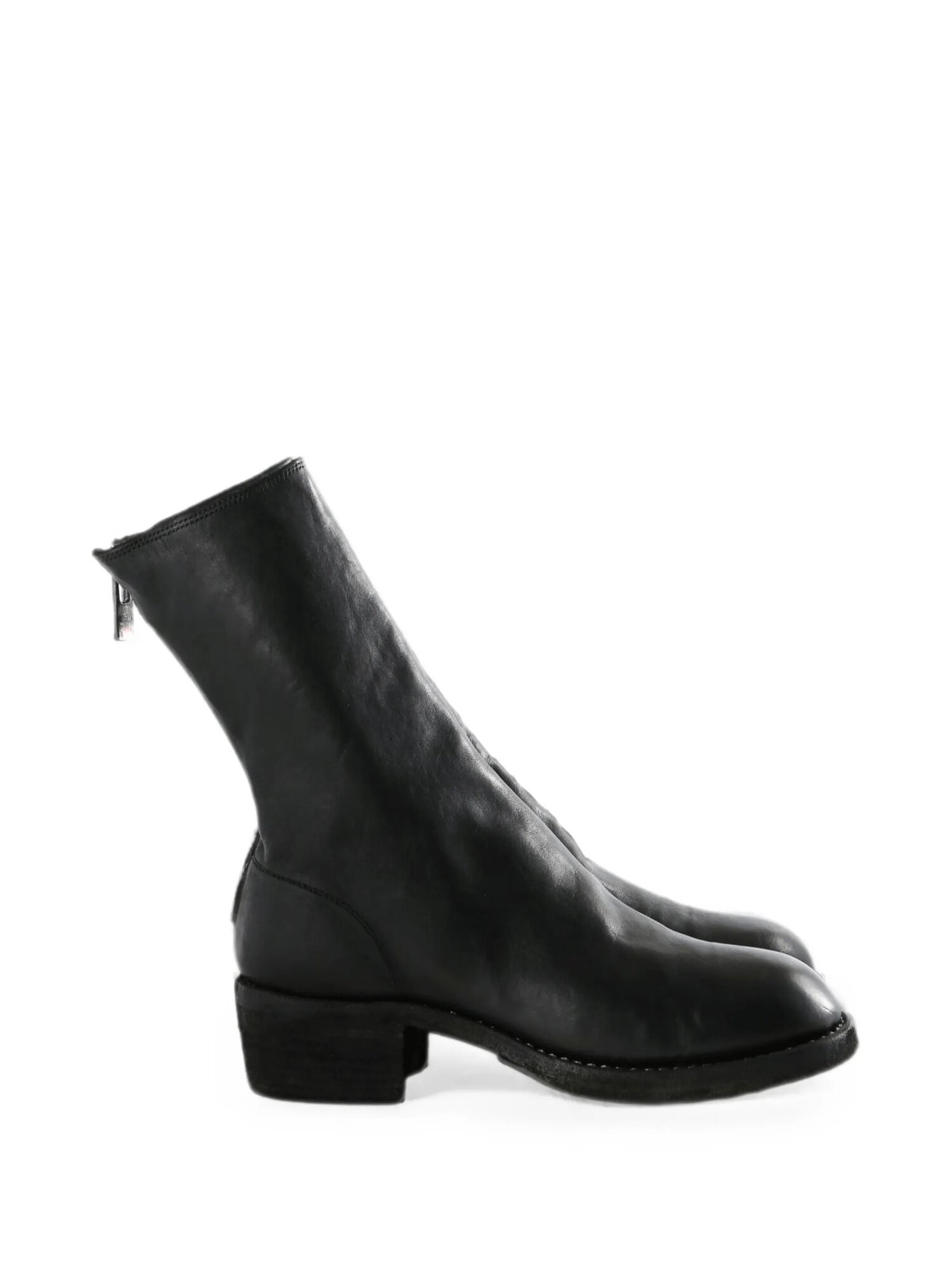 Ботинки Rear-zip leather ankle boots