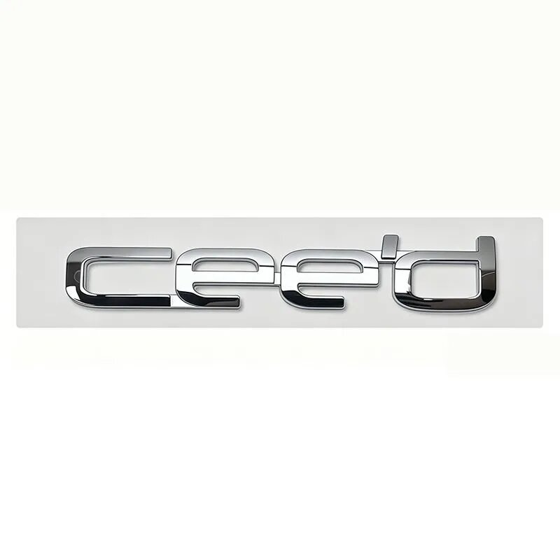 14.1x2.5cm Багажная эмблема автомобиля KIA ceed из ABS-пластика