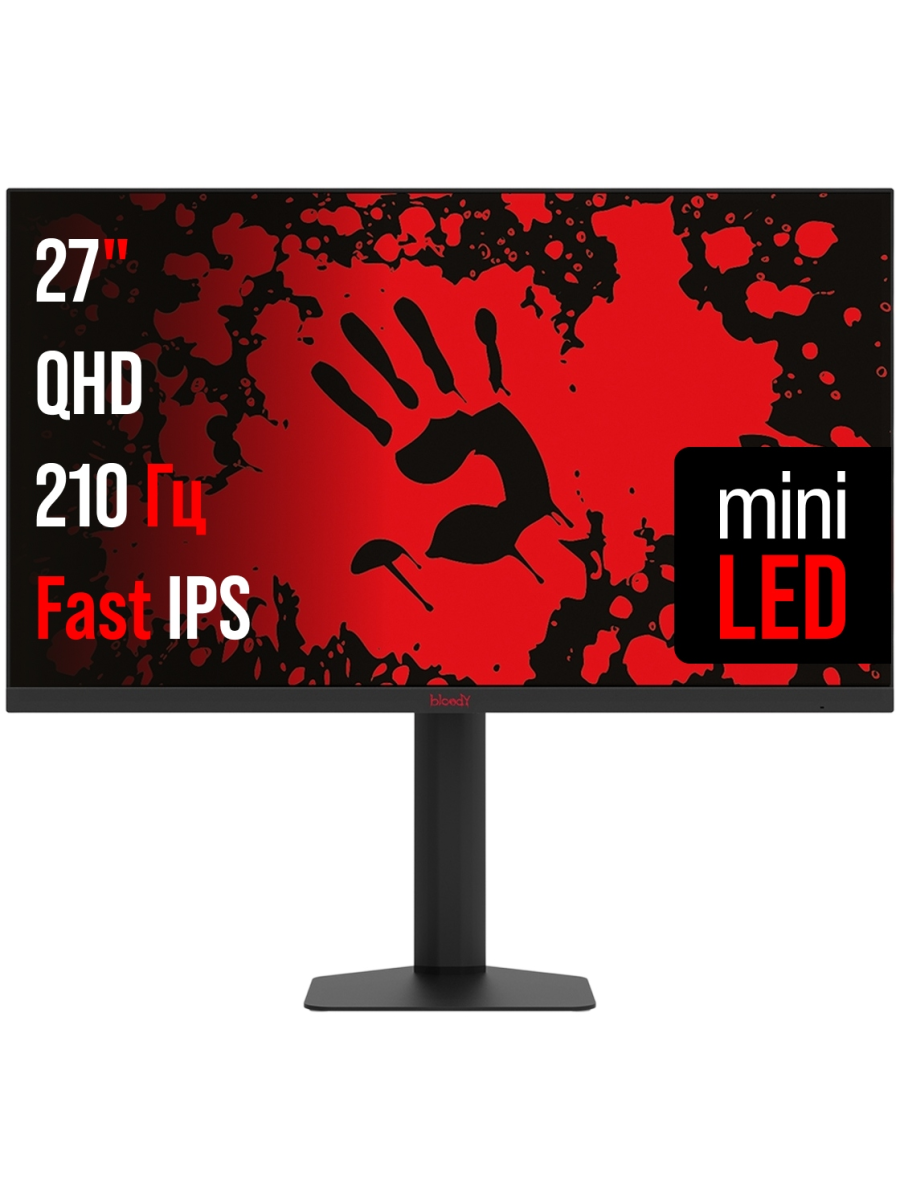 27 Монитор Bloody MN1X 27 IPS 210 Гц 2xHDMI 1xDP