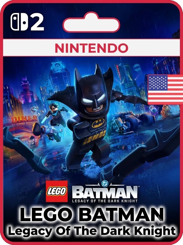 Игра LEGO Batman Legacy of the Dark Knight, для Nintendo Switch, цифровая версия