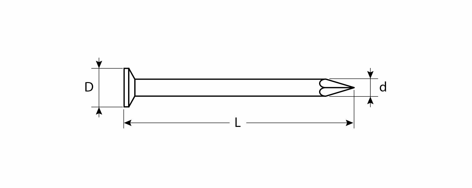 Гвозди строительные ЗУБР ГОСТ 4028-63, 80x3.0мм, 200гр 305016-30-080