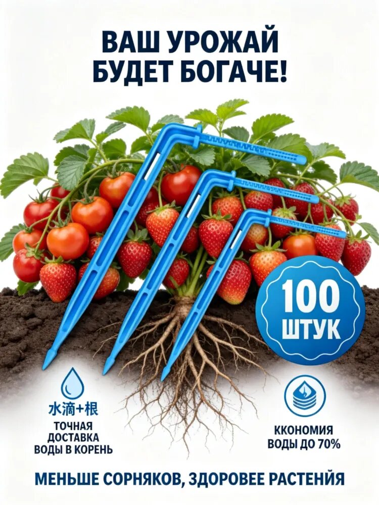 Капельница для капельного полива, Пластик