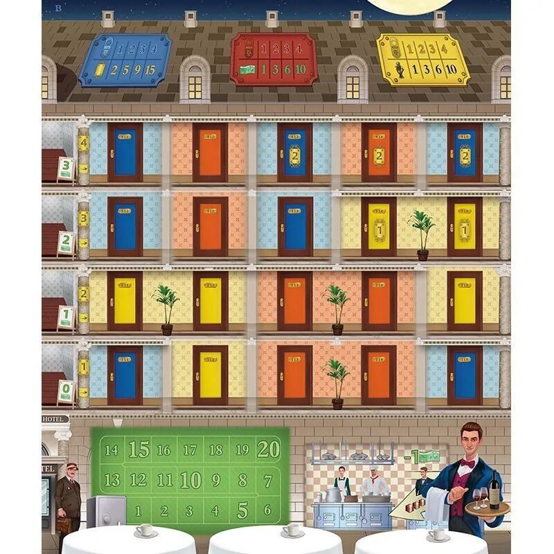 Настольная игра Grand Austria Hotel, стратегическая игра, головоломка — фото 1
