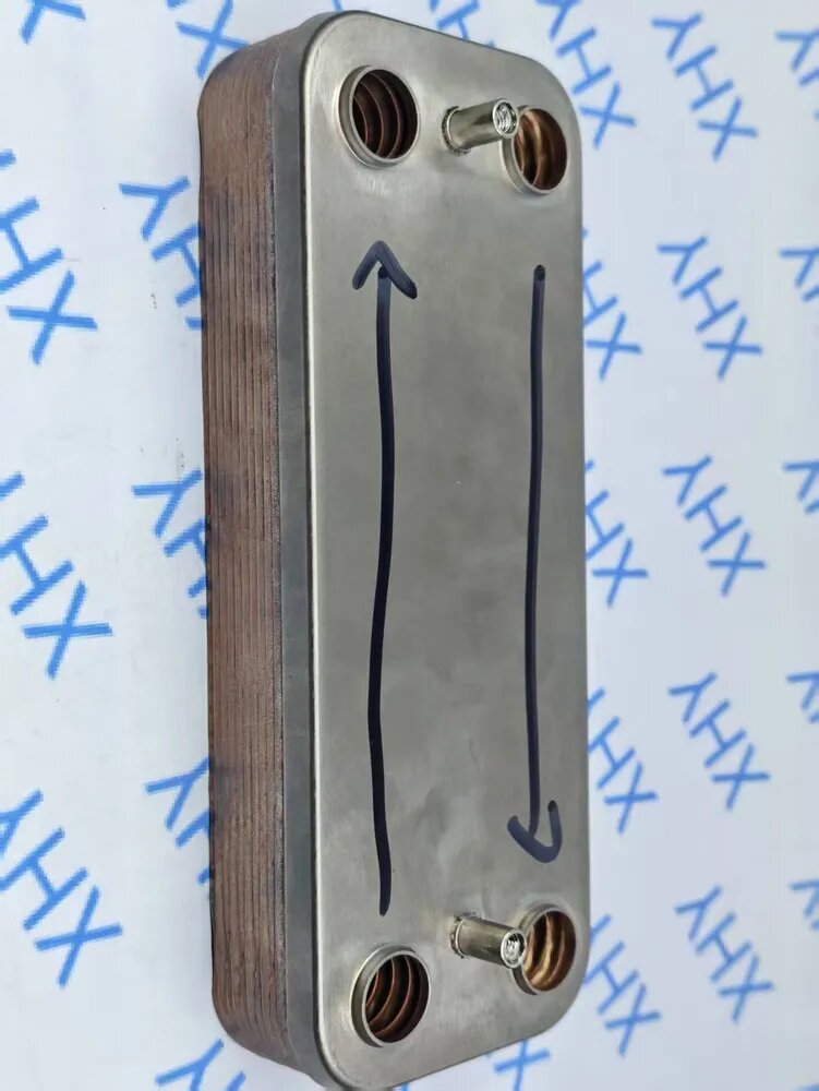 Теплообменник пластинчатый ГВС для котлов Beretta, 148mm, 12 пластин