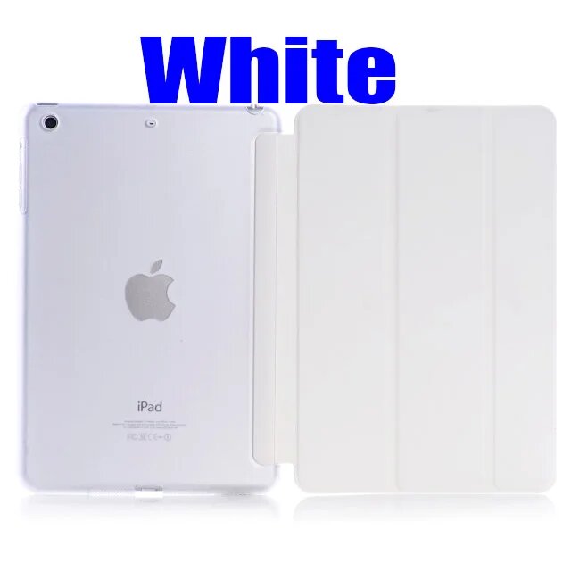 Смарт-чехол iAOOPOO для iPad Mini 1 2 3 4 5 6 из искусственной Белый, iPad Mini 5 4 7.9, White