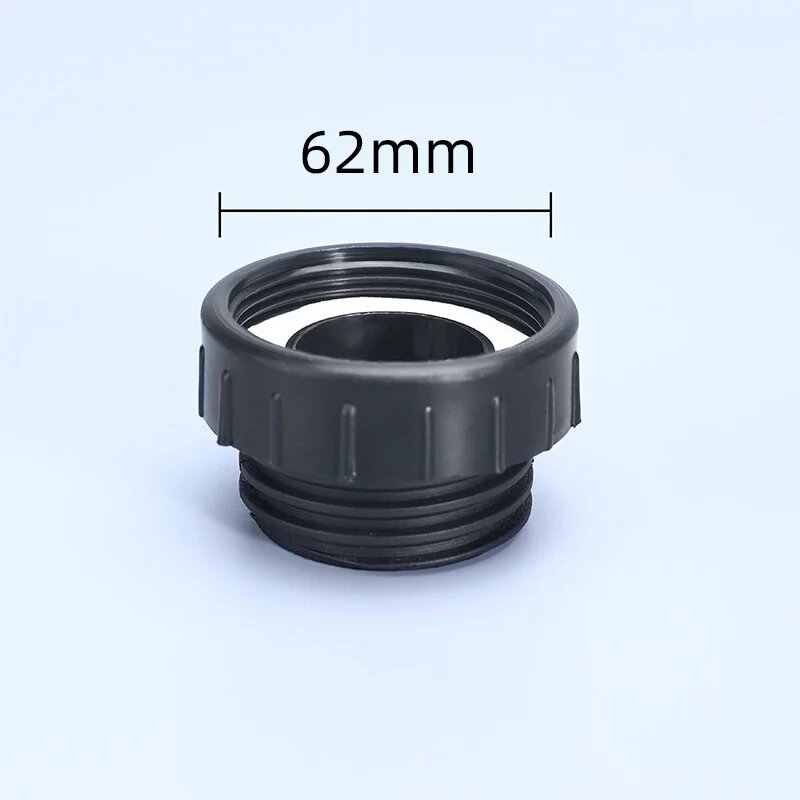 Соединитель для садового водопровода HUXUAN, пластик, для IBC, 62 мм Черный, MR-01