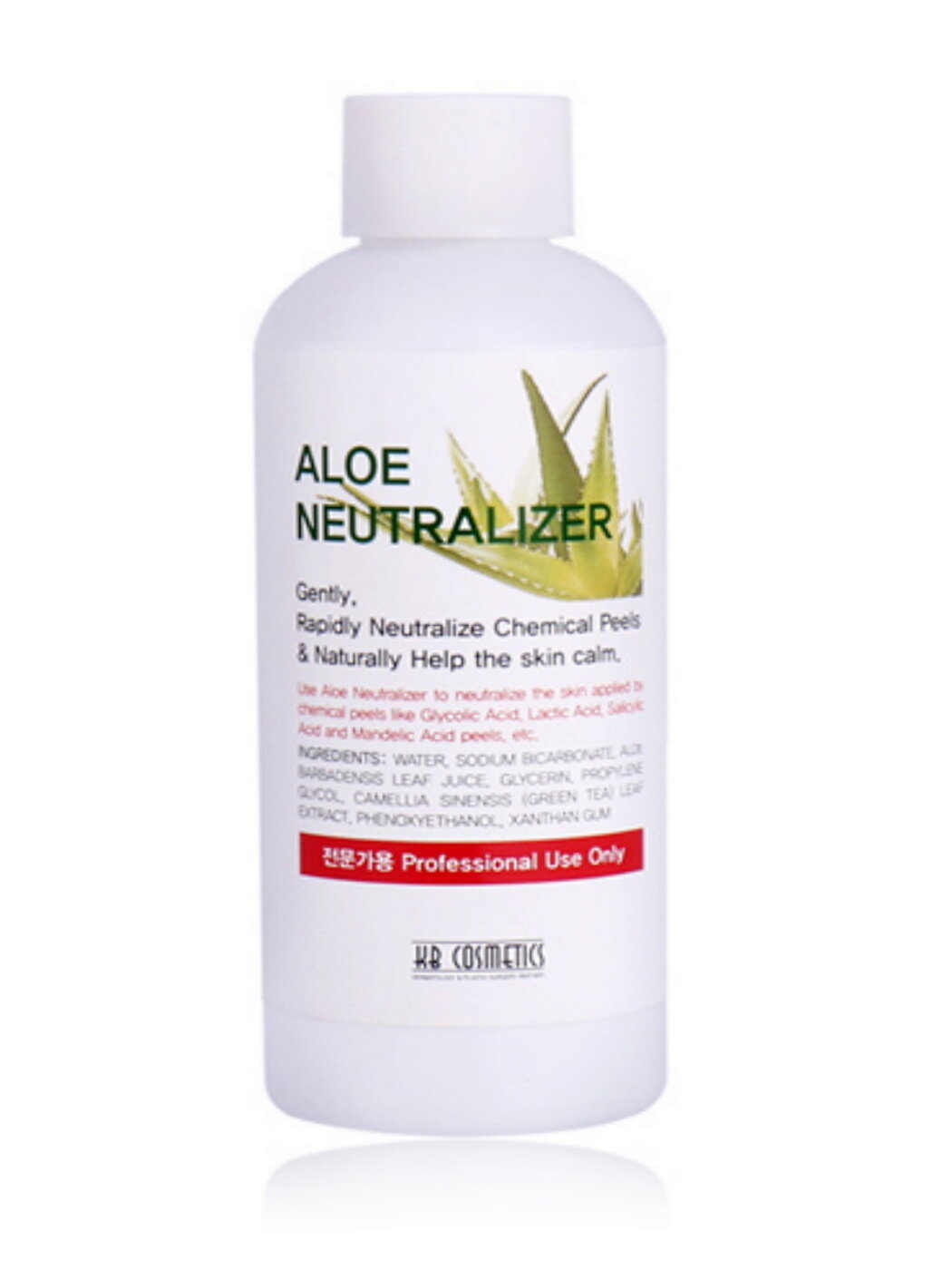 KB Cosmetics Тоник нейтрализатор химических пилингов для лица Aloe Neutralizer для всех видов кислотных пилингов 30мл.