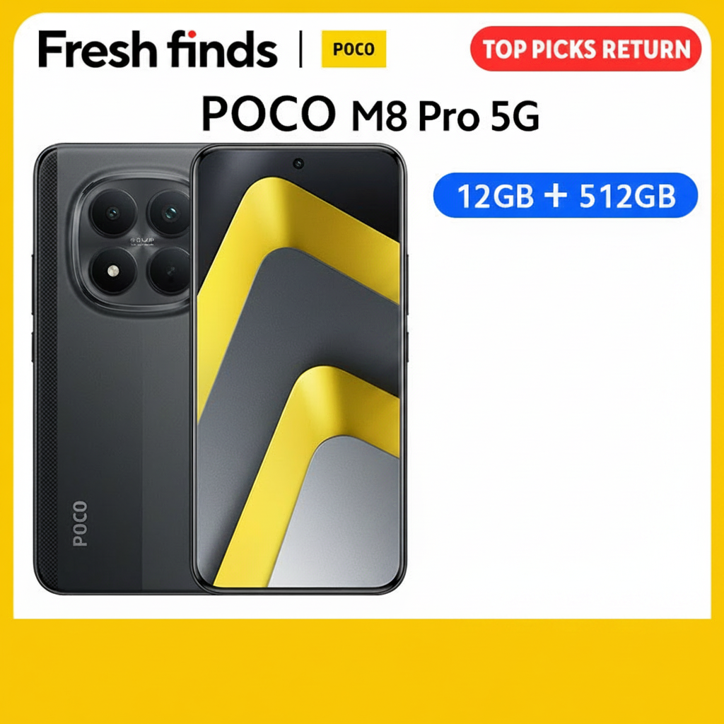 Смартфон Poco M8 Pro, 12/512ГБ, global