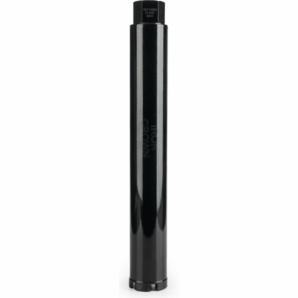 Сверло сегментное DIAMASTER IronCrown 51х340 мм, М22, бетон/железобетон/кирпич, wet/dry 000.600.8721