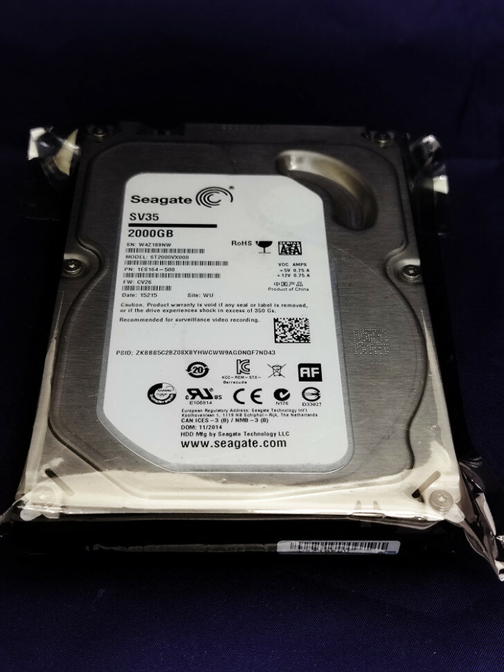 Жесткий диск Seagate ST2000VX000, 2 ТБ