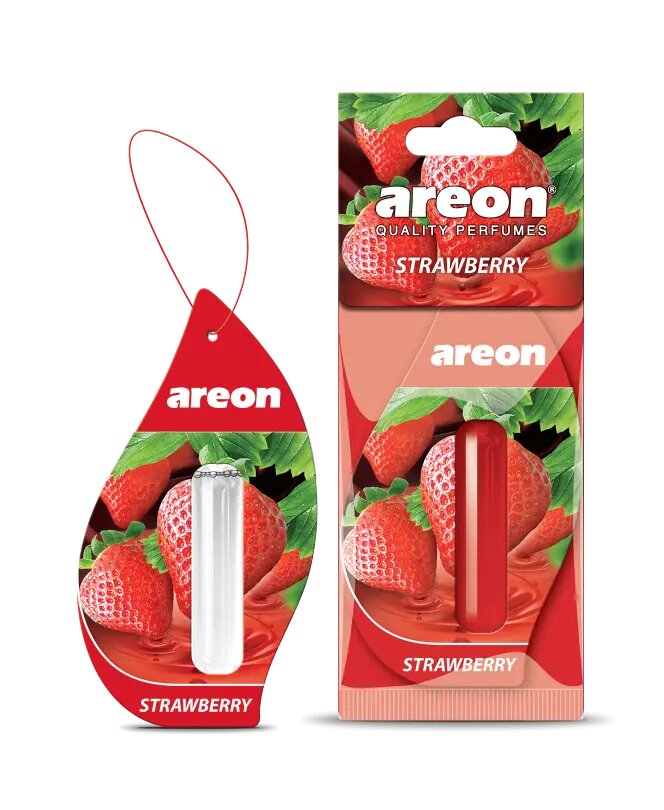 Ароматизатор подвесной Areon 704-LR-17 Strawberry/Клубника 5 мл