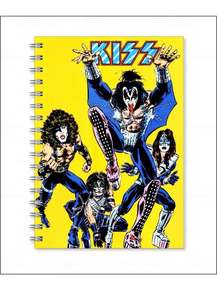 Тетрадь группа Kiss - Кисс