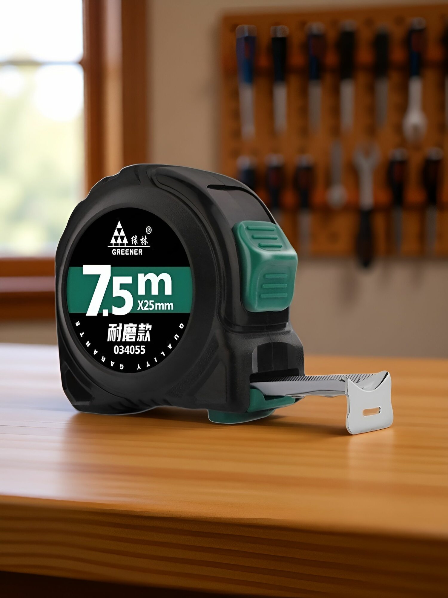 Рулетка Greener 7,5м25мм (нейлоновая)