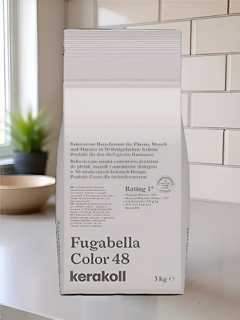 Затирка для плитки полимерцементная №48 Kerakoll Fugabella Color 0-20 3кг