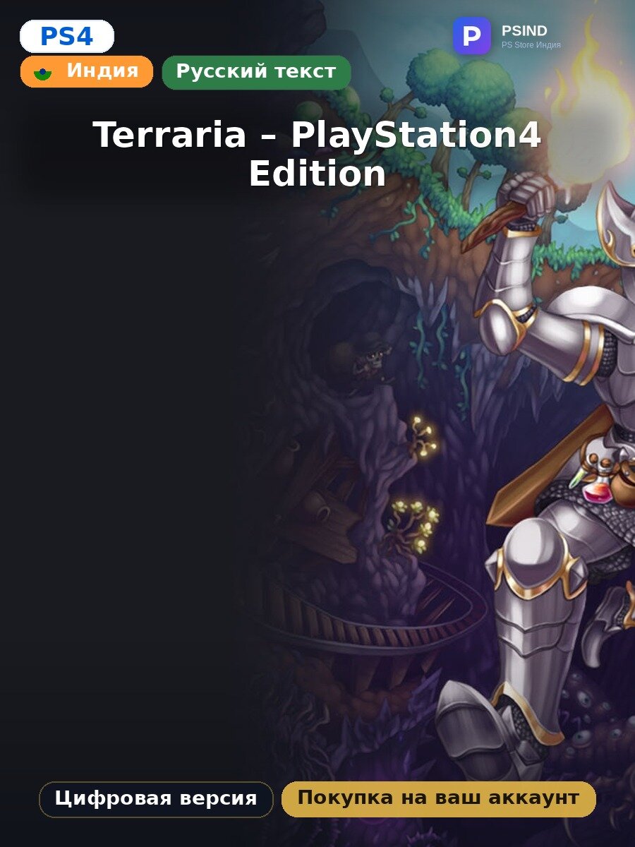 Terraria – PlayStation®4 Edition PS4 — PlayStation Store Индия, цифровая версия