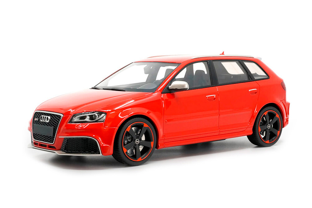 Модель коллекционная DNA Audi RS3 8P sportback black wheels 2011 red