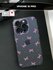 Силиконовый чехол на Apple iPhone 15 Pro / Айфон 15 Про с принтом Бантики и точк...