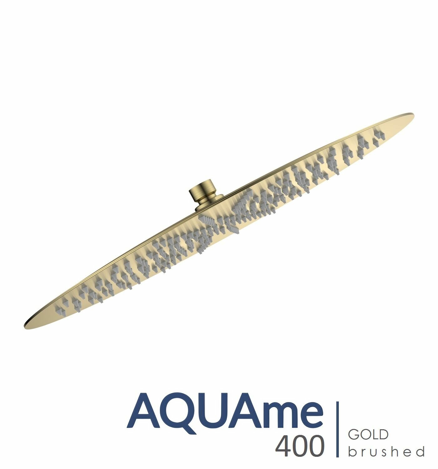 Тропический душ лейка AQUAme 400 шлифованное золото AQM8606BG
