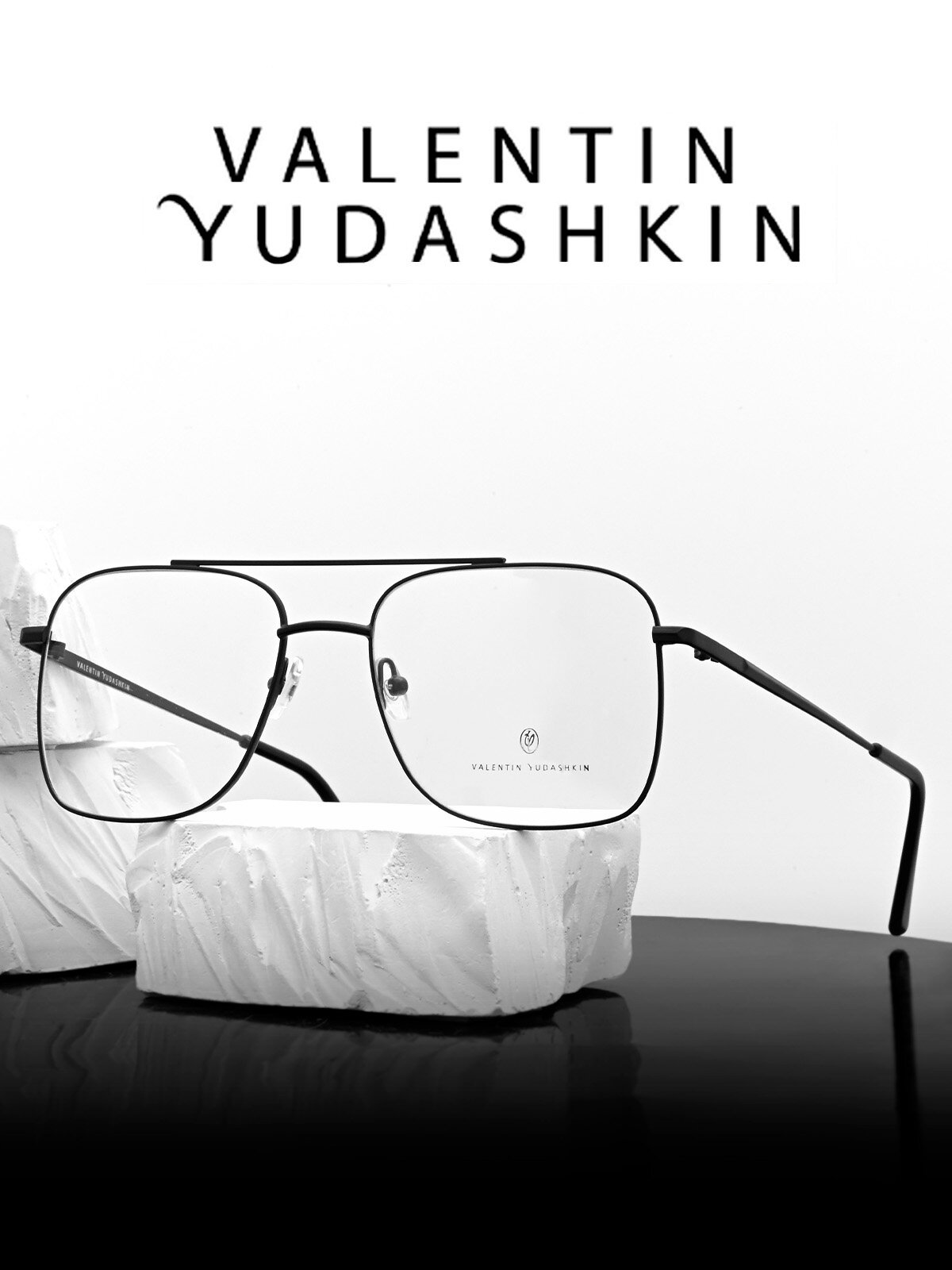 Оправа для очков Valentin Yudashkin VY 20058 043 пол Мужской форма оправы Авиатор цвет оправы Чёрный
