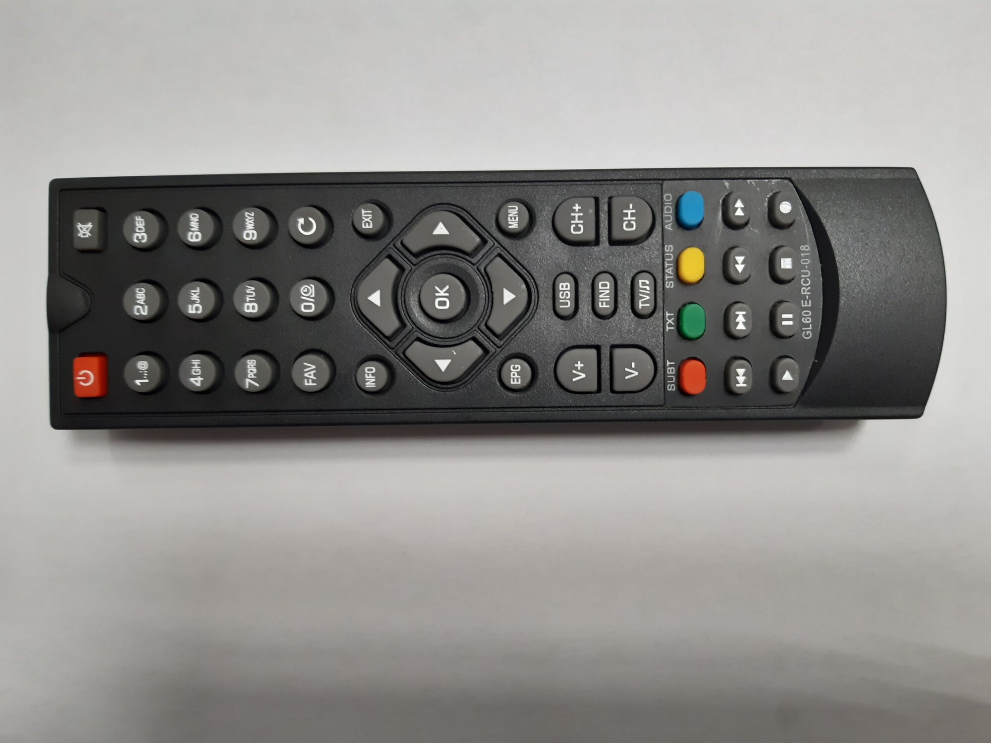 ПДУ GLOBO GL60 E-RCU-018 для ресивера DVB-T2