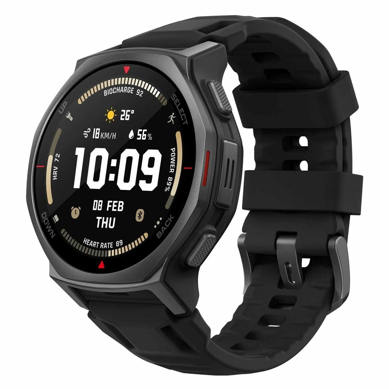 Смарт-часы Amazfit A2549 T-Rex 3 Pro 44mm Tactical Black (6972596109648)
